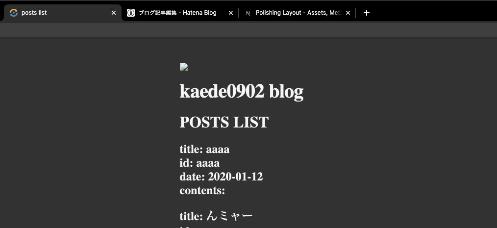 Next.js Tutorial -- .md files の ヘッダーデータ のリスト表示と CSS - KAEDE Hack blog