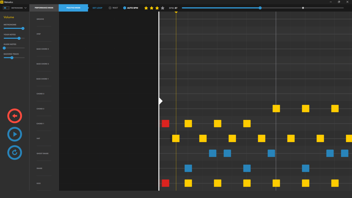 Melodics(309日目):Step Groove (Grade 14) - K's Atelier