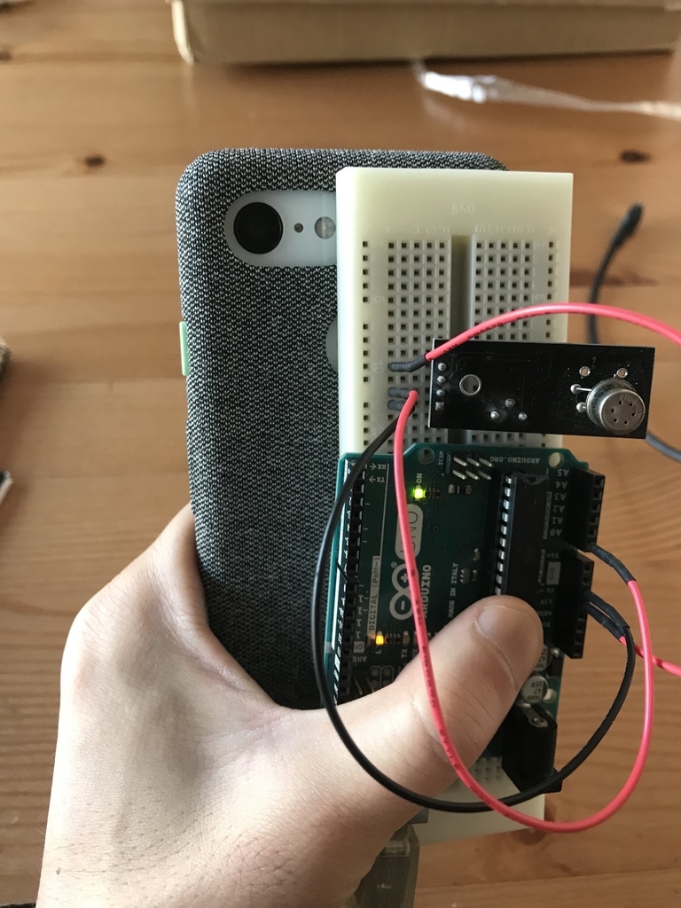 見えない空間データを可視化する「AR Sensor」を作った - 河本の実験室