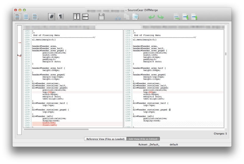 DiffMergeとSublimerge Proでファイル差分をとる - kentana20 技忘録