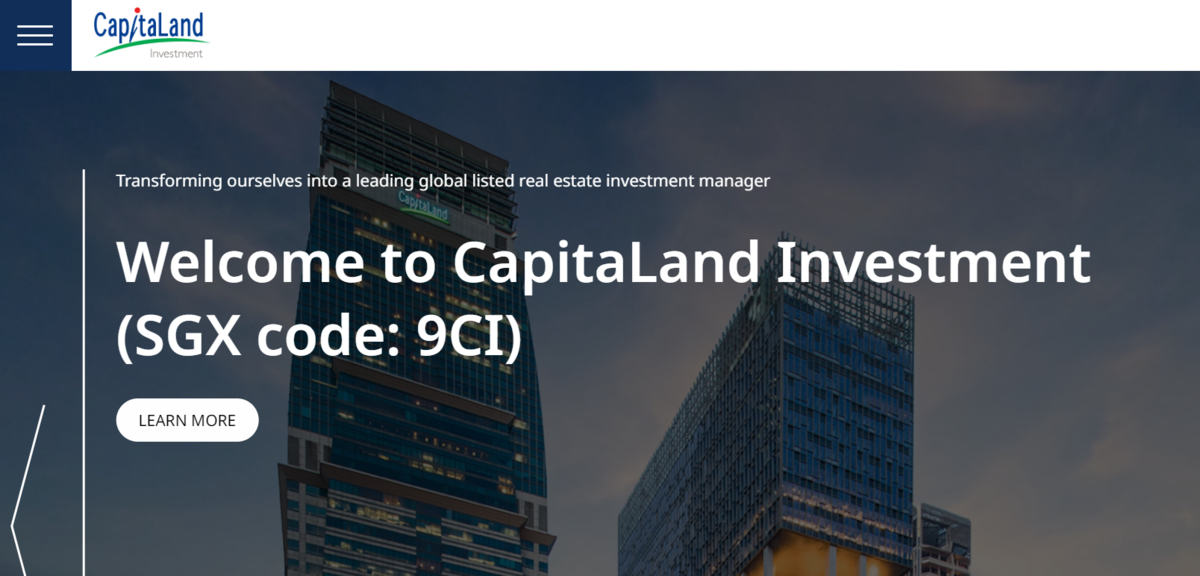 CapitaLand Investment Limited:シンガポールを代表する不動産企業 - アジアの時代。シンガポールREIT投資部