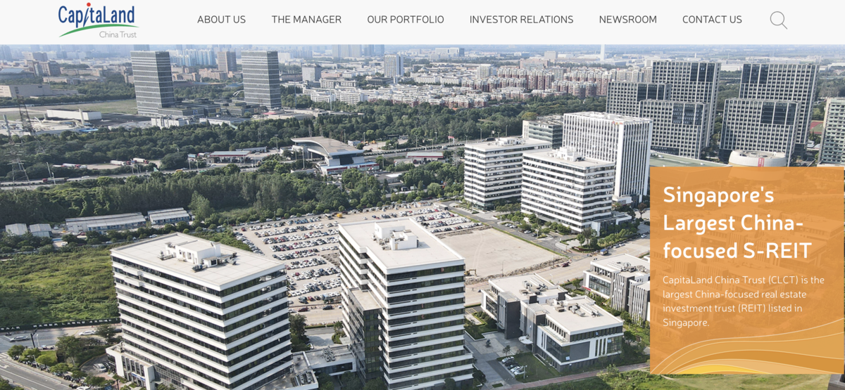 【銘柄分析】CapitaLand China Trust: SGX最大の中国フォーカスREIT - アジアの時代。シンガポールREIT投資部