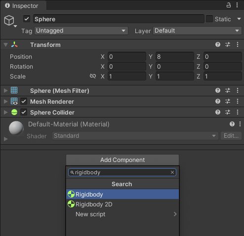 Unityでゲームをつくろう【#2 RigidBodyで物理演算をしてみる】 - KENTEM TechBlog