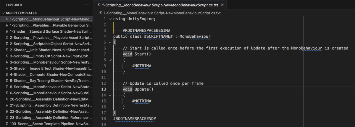 【Unity6】スクリプトのテンプレートを自作する方法(1/2) - KENTEM TechBlog