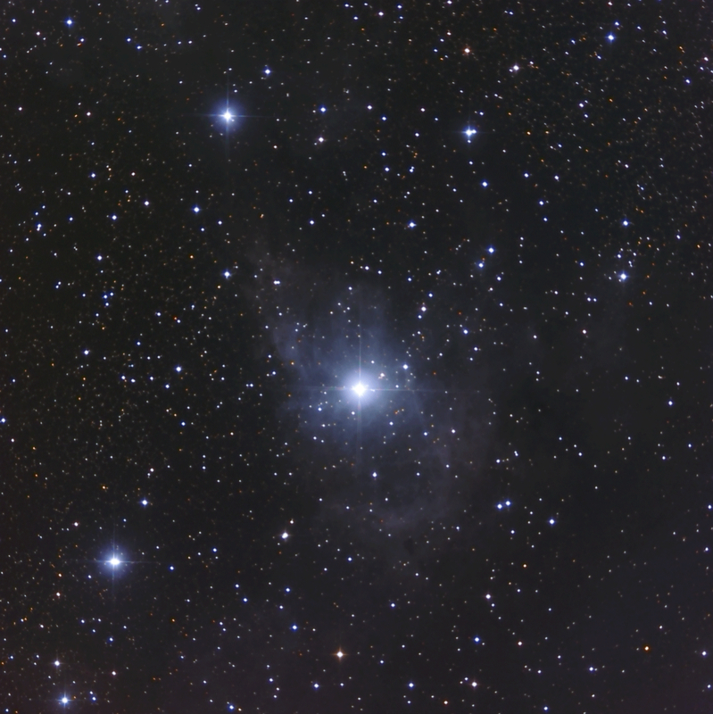 きりん座の反射星雲vdB15は超薄々 - C#7の星空周遊