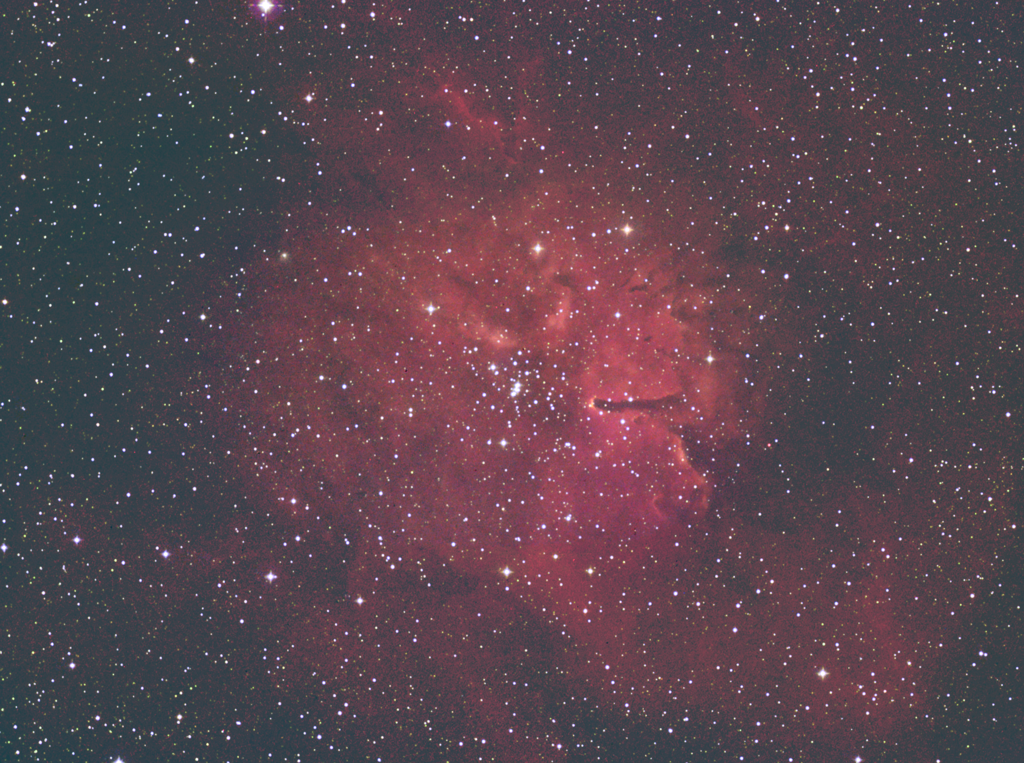 Sh2-86(NGC6820)星雲 - C#7の星空周遊