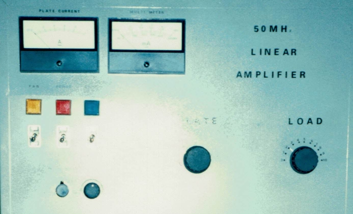 6m リニアアンプ 1987年 - 無線とピュアオーディオ JN1NBU