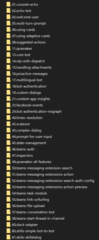 Microsot の作成した Bot フレームワークサンプルを試してみたいなら！「BotBuilder-Samples」 - ソフトウェア開発者のための OSS、まとめてみました！