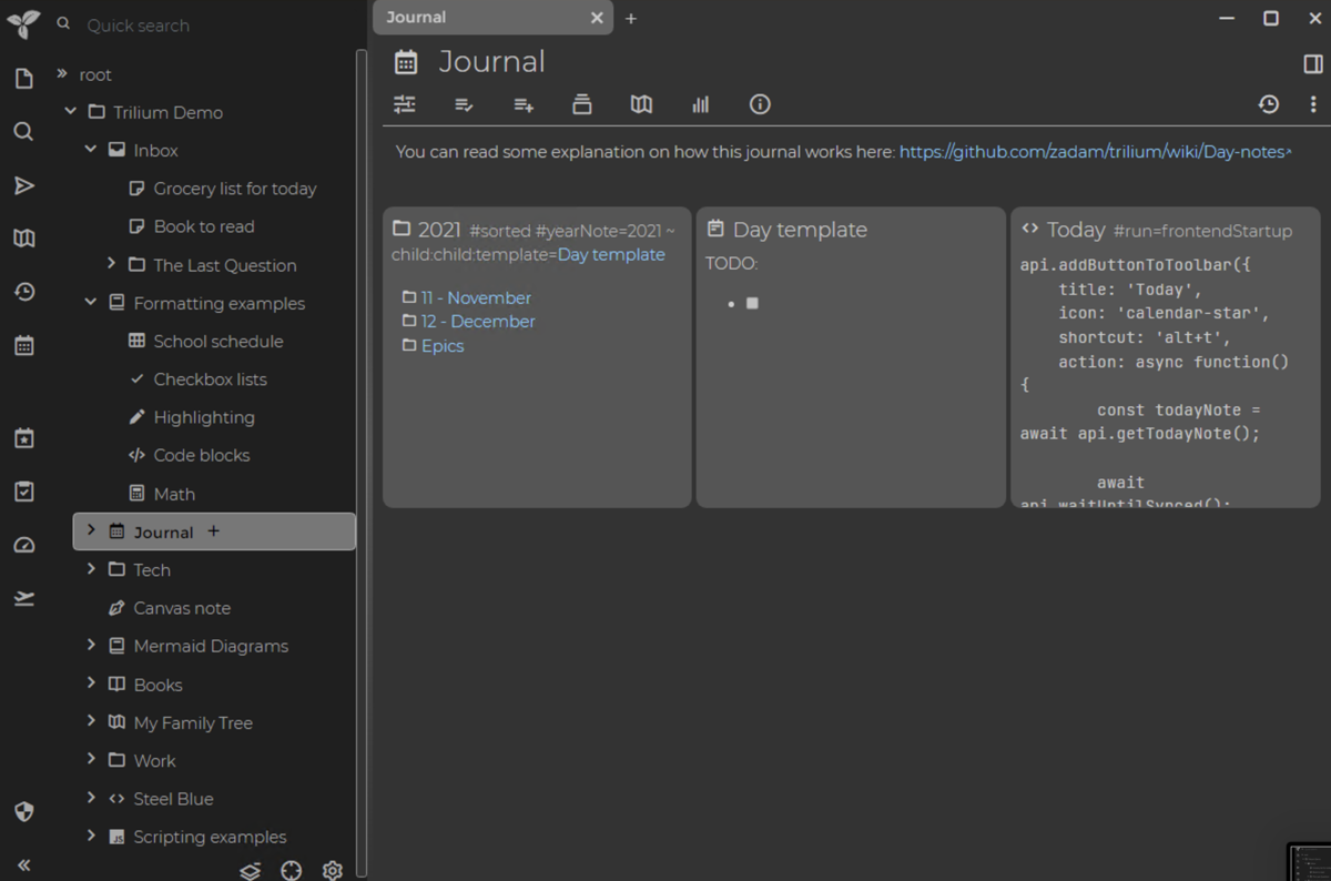 自分だけのナレッジベースを作成するなら「Trilium Notes」！ - ソフトウェア開発者のための OSS、まとめてみました！