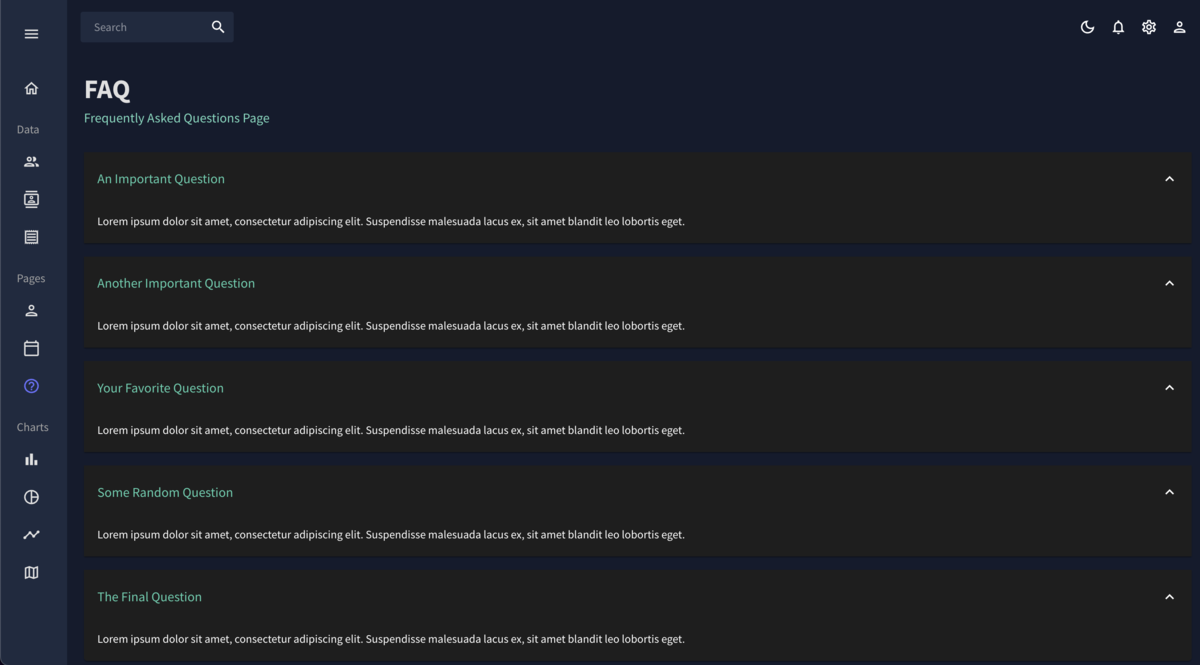 React 製の完全な管理者ダッシュボード画面！！「 React Admin Dashboard」 - ソフトウェア開発者のための OSS、まとめてみました！