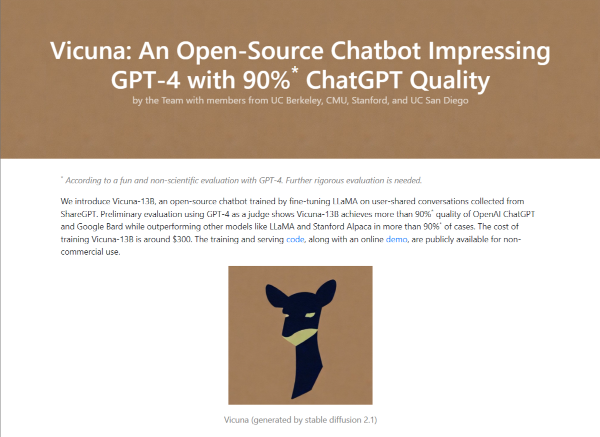 ChatGPT と同等な性能を持つ AI チャットボット！「FastChat」 - ソフトウェア開発者のための OSS、まとめてみました！