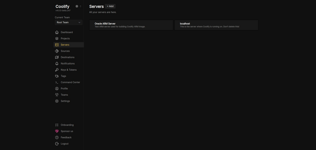 Heroku、Netlify、Vercel などに代わる自己ホスト可能なOSS「Coolify」 - ソフトウェア開発者のための OSS、まとめてみました！