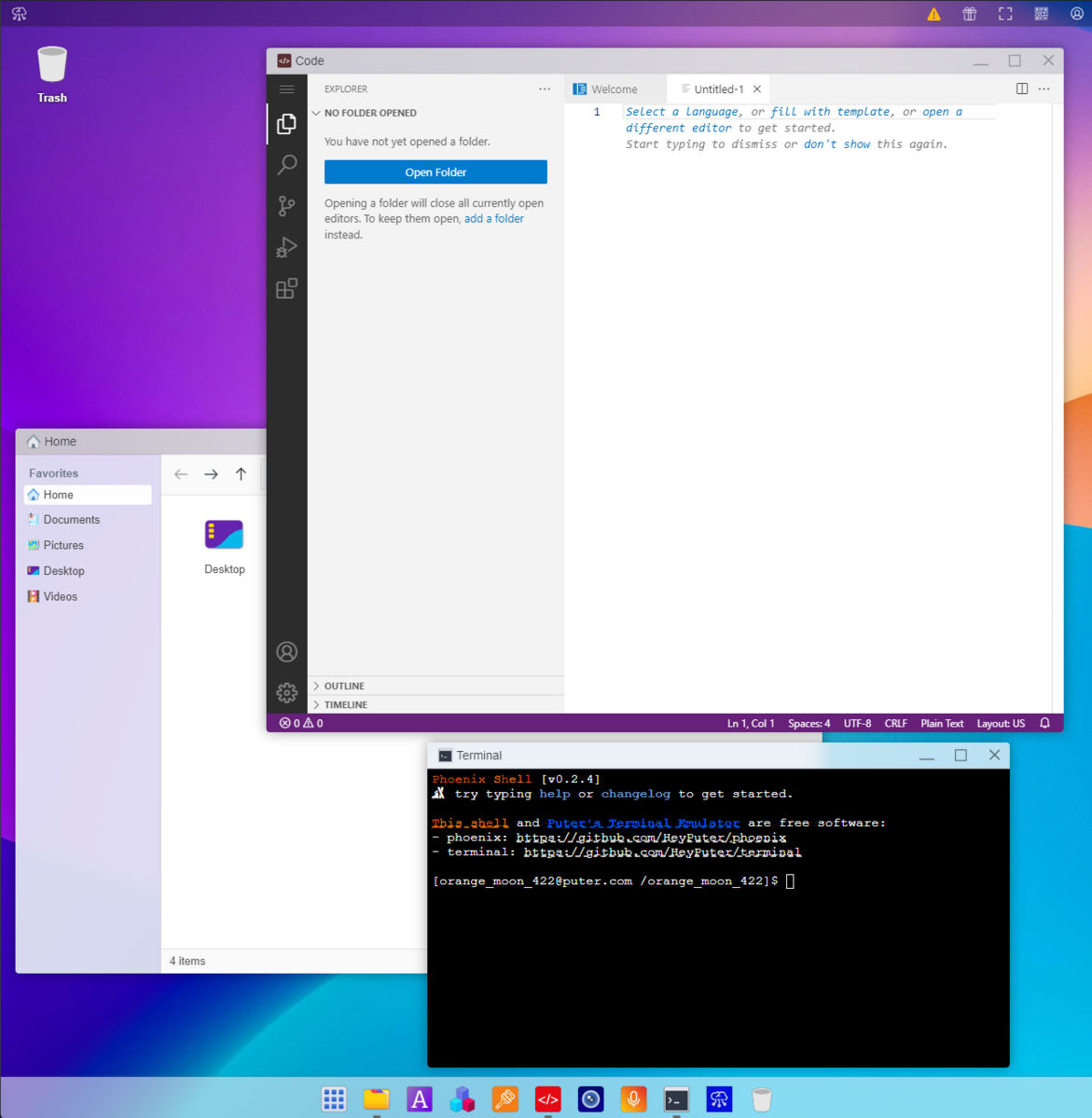 Web ブラウザ上で動作するデスクトップ OS！「Puter」 - ソフトウェア開発者のための OSS、まとめてみました！
