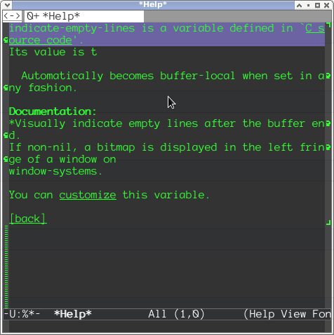 個別「[Emacs] indicate-empty-lines on」の写真、画像 - khiker's fotolife