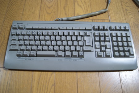Sharp x68000 用キーボード - キーボードログ