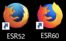 Windows 10でFirefox ESR 60の検証のためにESR 52と共存させた話とか - kdnakt blog