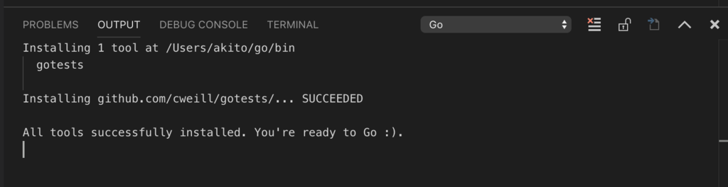 VS CodeのGo言語テストコード生成ツールを使ってみたらめちゃくちゃ便利だった話とか - kdnakt blog