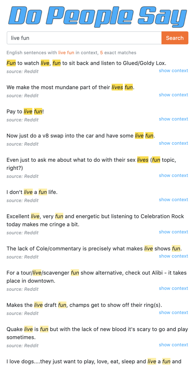 Do People Sayを利用して自然な英語表現を探す - kdnakt blog
