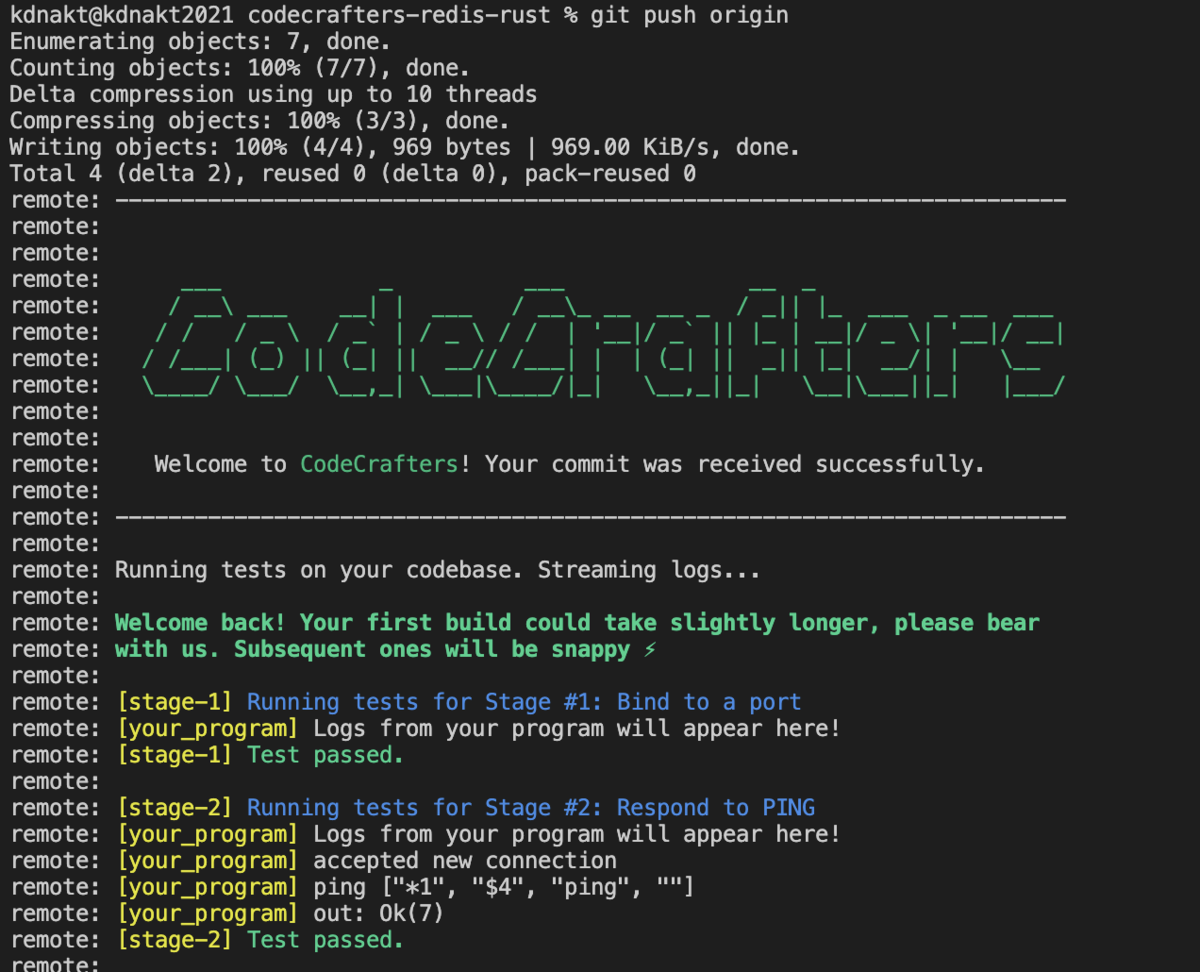 CodeCraftersでRedisを実装するコースを受講した - kdnakt blog