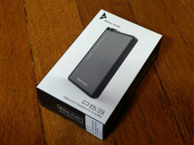 iBasso PB3 Mockingbird 到着篇 - 今日という日の備忘録