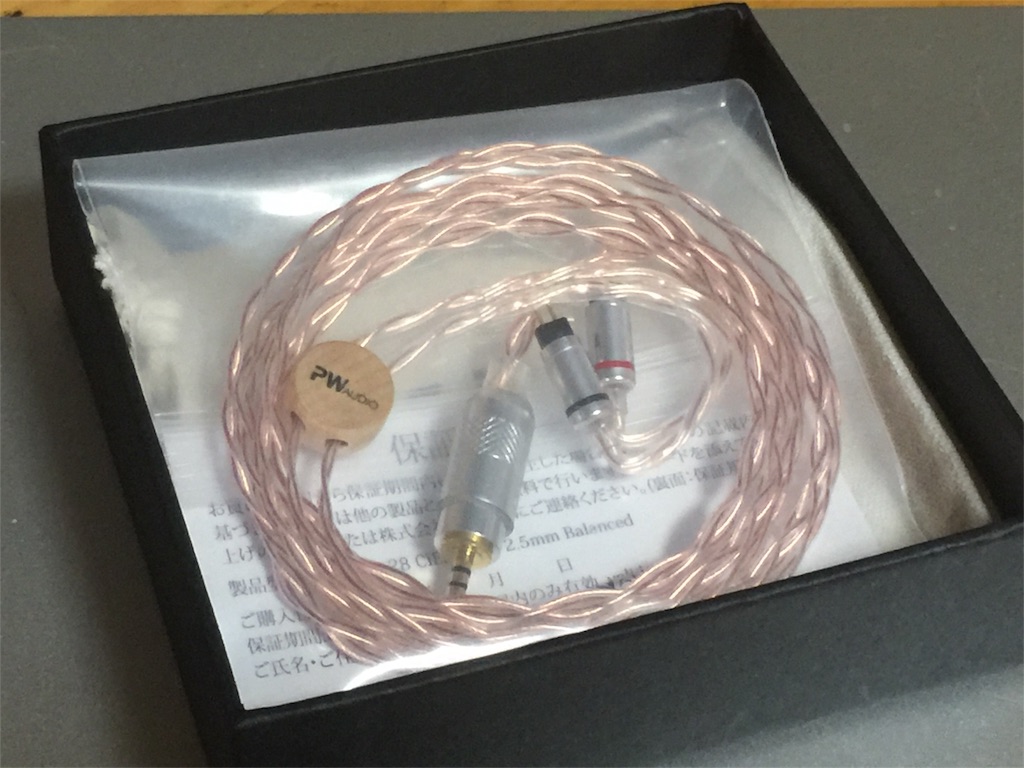 PW AUDIO Copper 28 CIEM 2pin 2.5mm Balanced - 今日という日の備忘録