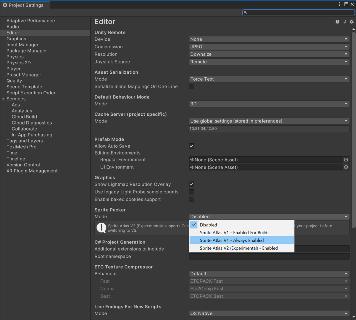 Unity2020でのLegacy Sprite Packerについて - unityでいってみよう！
