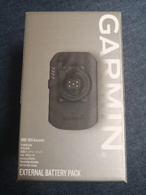 garmin external battery packを買いました。 - きんたのロードバイク日記