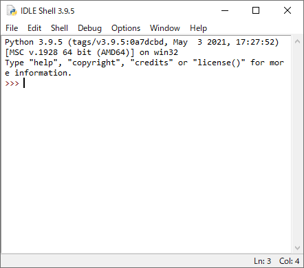 Python IDLEでのプログラム実行 - 勉強ボックス管理者ブログ