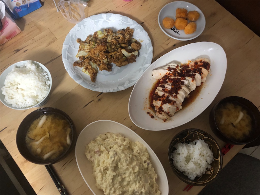 今日の晩御飯 今日もお花をいただきました - kitinaの手抜きで美味しい料理ブログ