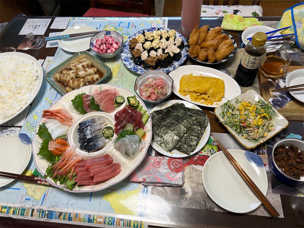 今日の晩御飯 週末は実家に行ってました - kitinaの手抜きで美味しい料理ブログ