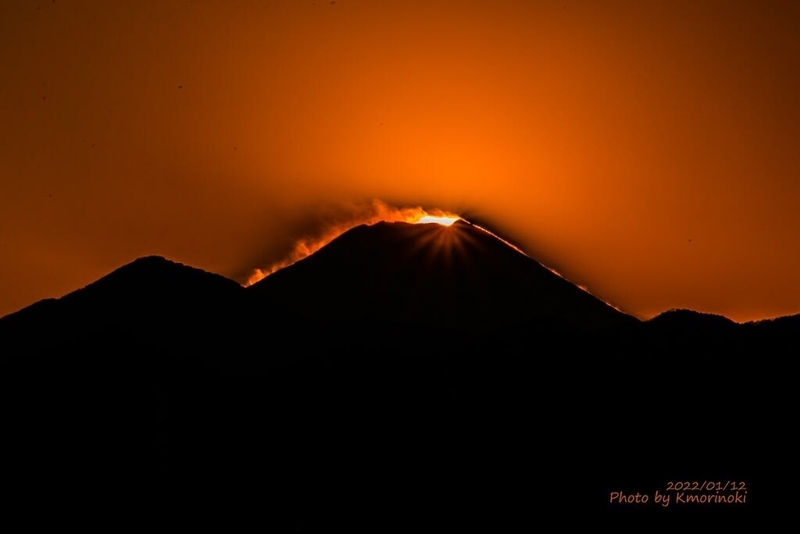2022/01/12 ダイヤモンド富士・片倉駅 19/23.💎 - morinoki2011
