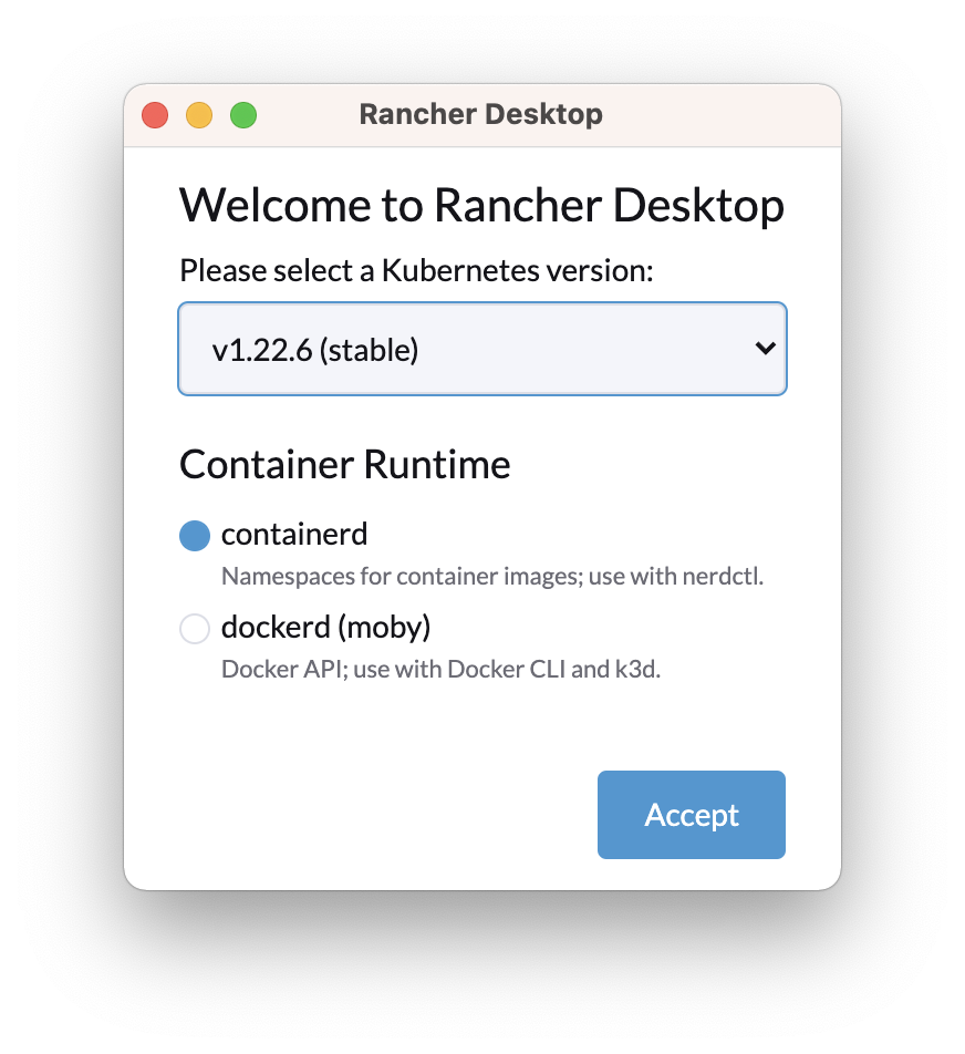 Docker DesktopからRancher Desktopに乗り換えてみた - knqyf263's blog