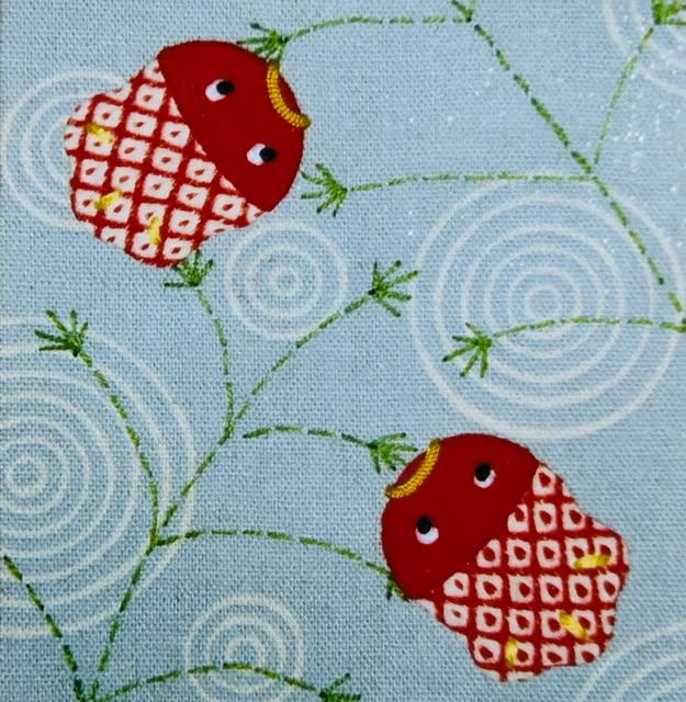 夏の押し絵作品→「金魚」と「朝顔」・・・ドジ話も - てのひらに日だまりを