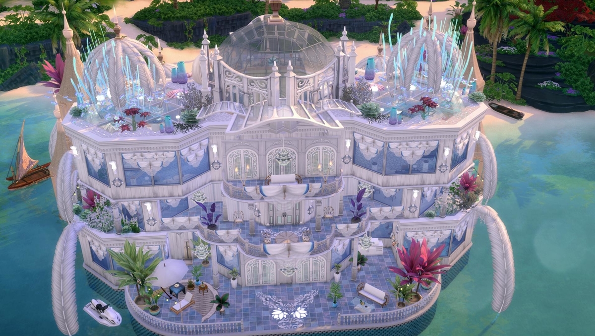 The Sims4 「Mermaid Villa-NOCC- 配布」 - 不思議町日誌