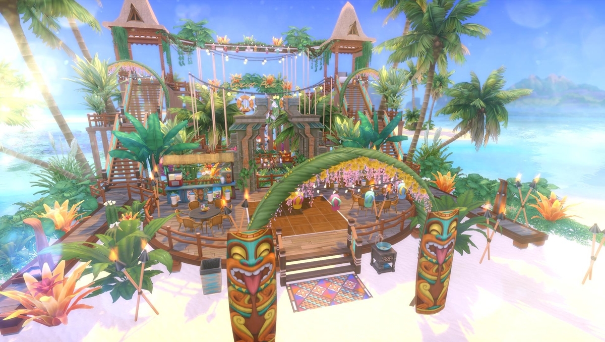 The Sims4「Island Bar-NOCC- 配布」 - 不思議町日誌