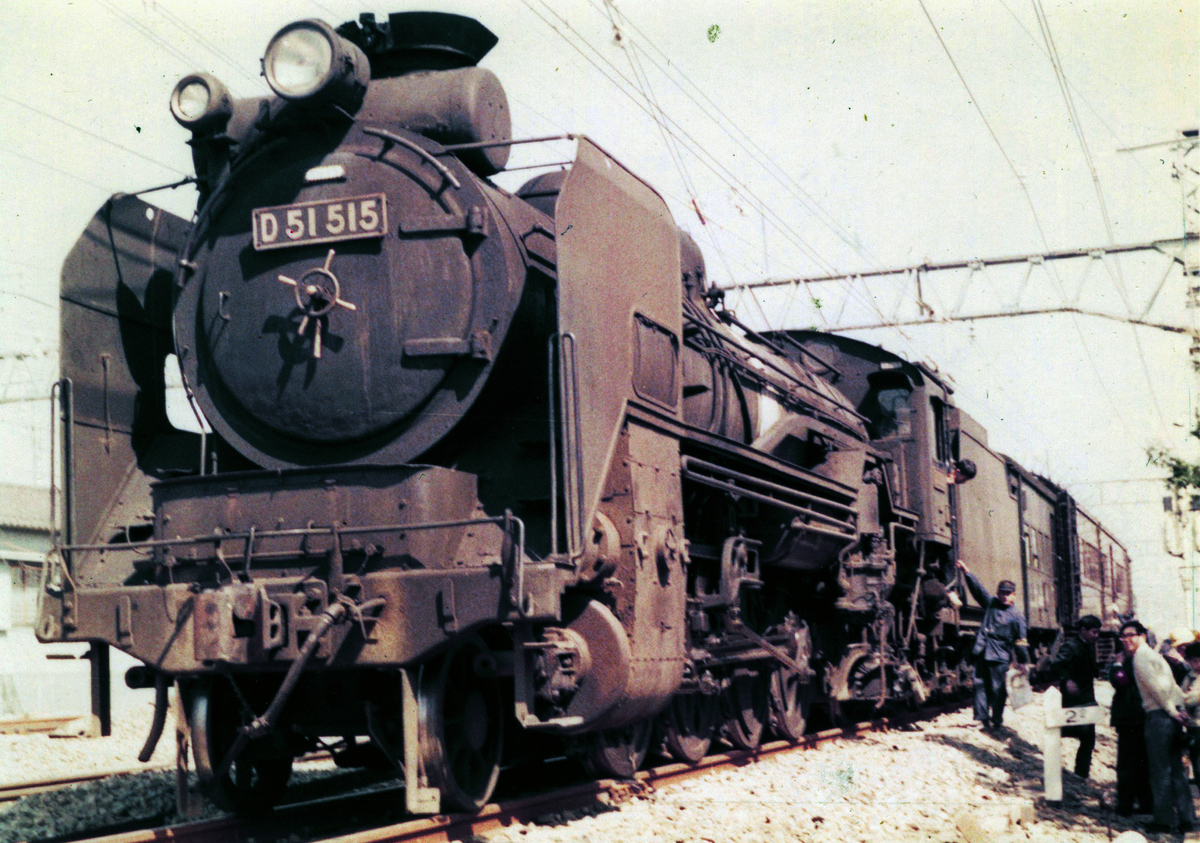 1969年。D51515が東西線乗り入れの前の線路を固めていた。 - コウジロウの独り言