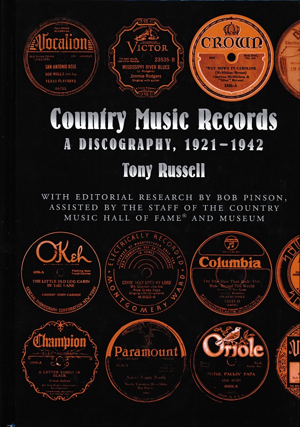 Country Music Records A DISCOGRAPHY, 1921-1942 - ひとりDiscogs
