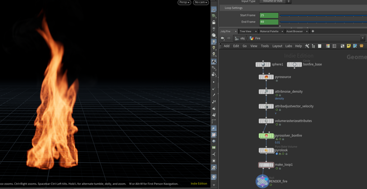 Houdini【Pyro編】 - ふわっとNodeMemo