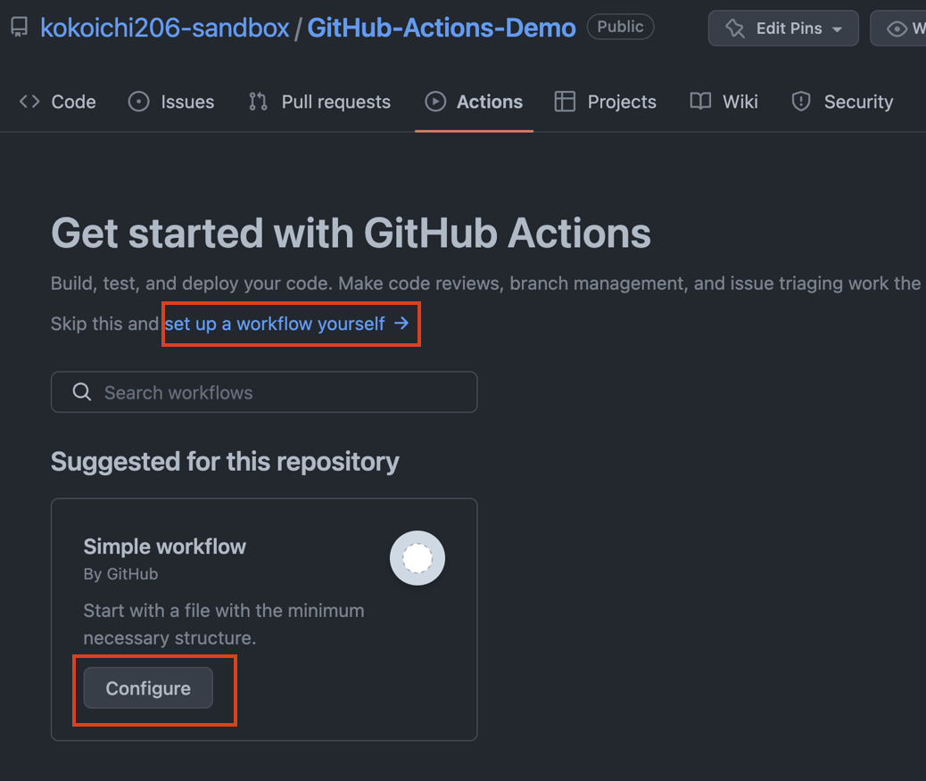 GitHub Actions ハロワ - Diary