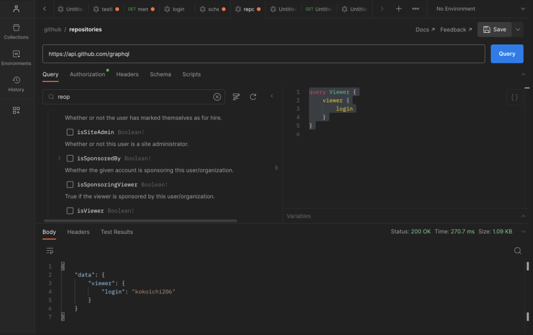 GraphQL（GitHub API ）の叩き方 - Diary