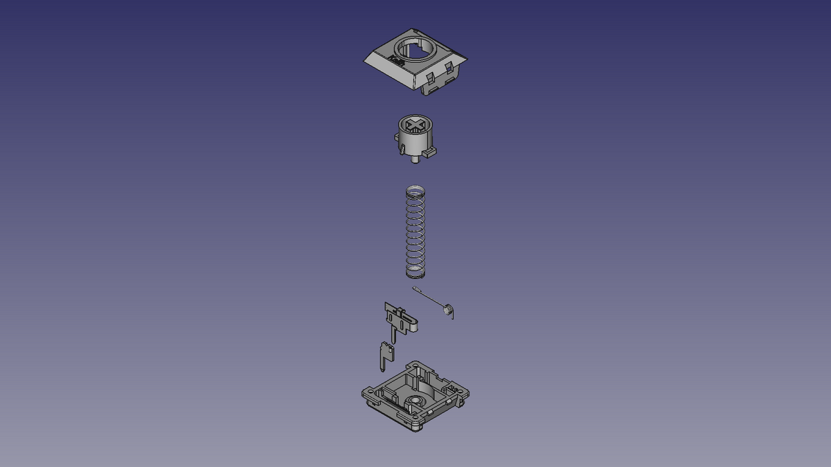 Lofree Wizard の 3D モデル作った - koktoh の雑記帳