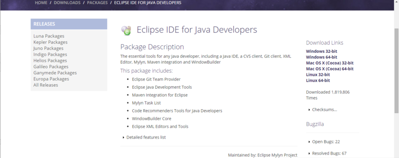 Eclipse Lunaのインストール - 愚問をてってれーするの楽しすぎるでしょβ