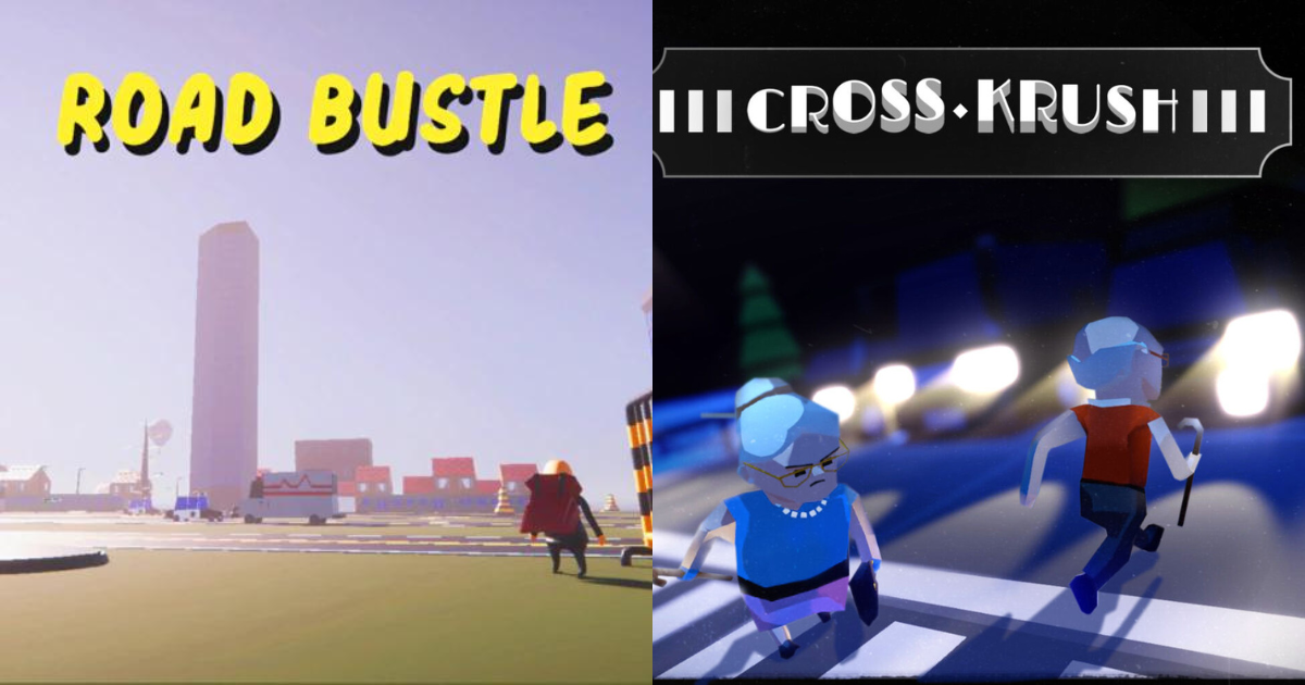 道路ゲーム2本立て（ROAD BUSTLE / CROSS KRUSH） - こ な げ ー R e t u r n s