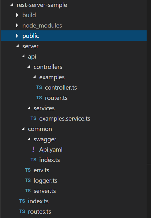 Express で REST API を TypeScript で書くための boilerplate ジェネレータ - kondoumh のブログ