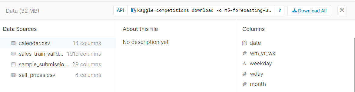 Google Colaboratory からKaggle API を叩く - 俺のOneNote