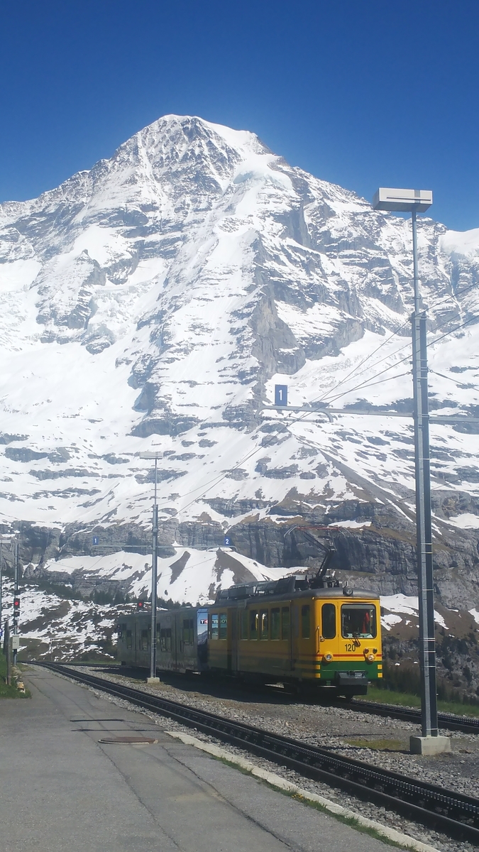 スイス紀行 21 WAB登山鉄道 Wengernalp ヴェンゲルンアルプ駅 アプト式鉄道 Swiss No.289 - 三陸 海 旅 ...