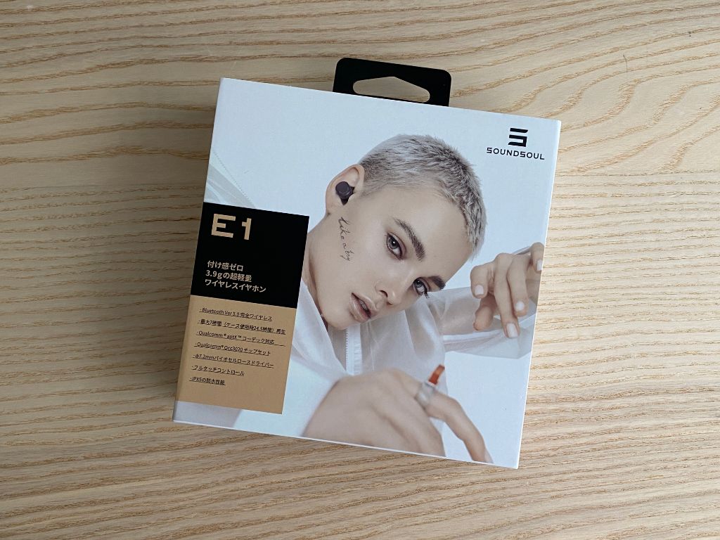【SOUNDSOUL E1 レビュー】小さくても長時間再生。業界最軽量クラスの完全ワイヤレスイヤホン - +ログ