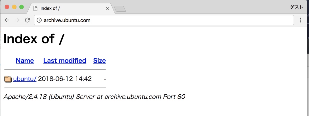archive.ubuntu.comにつながらない... - cangoxina
