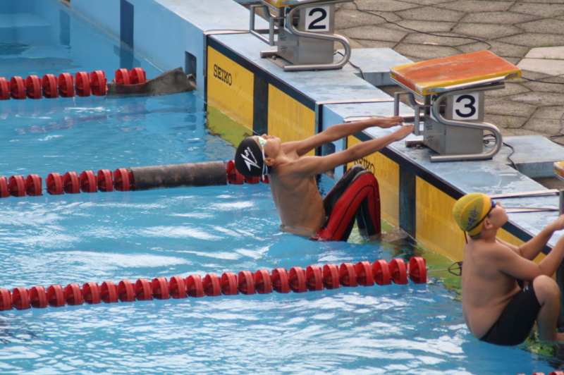 HALU＆SHIN 四日市 市民水泳大会 - HALU&SHIN swim record