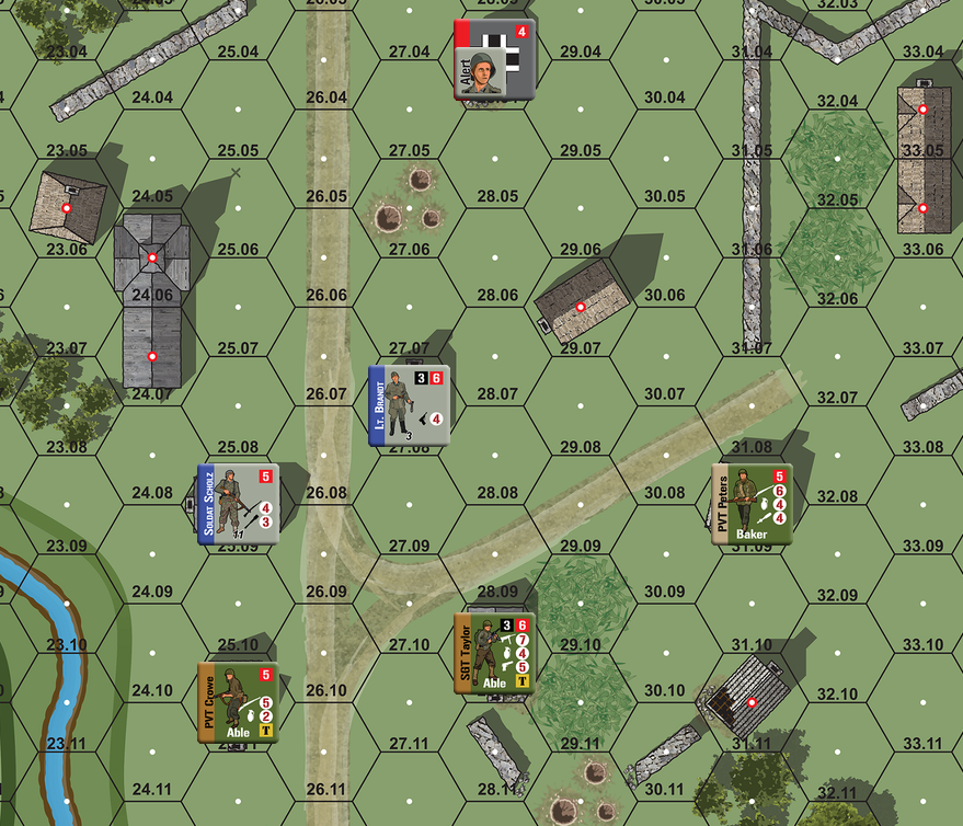 Compass Games Combat! インストラクション 2/3 アクションフェイズ - ゲームの醍醐味